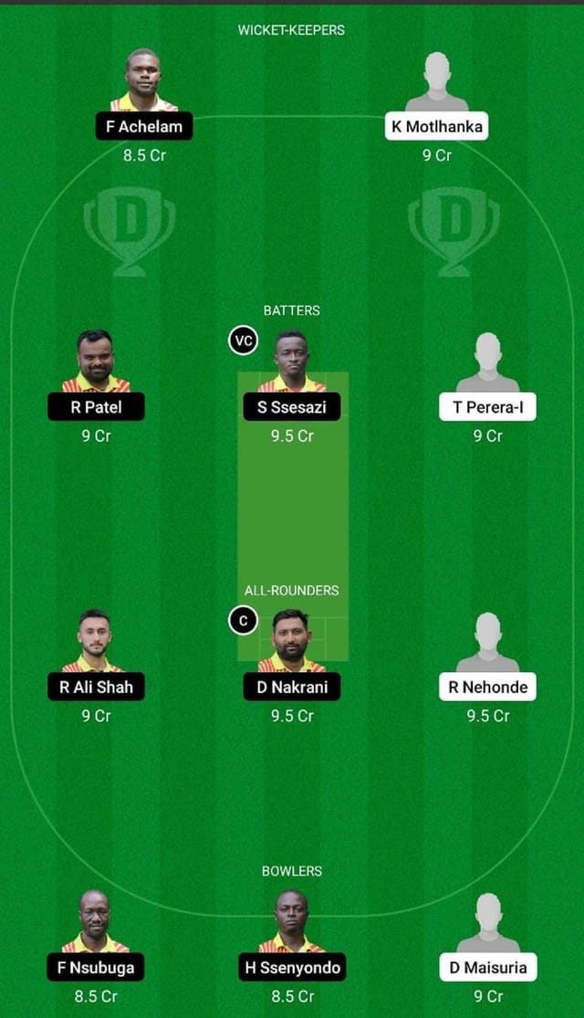 BOT vs UGA Dream11 Prediction: Fantasy Cricket Tips, Today's Playing 11 ...