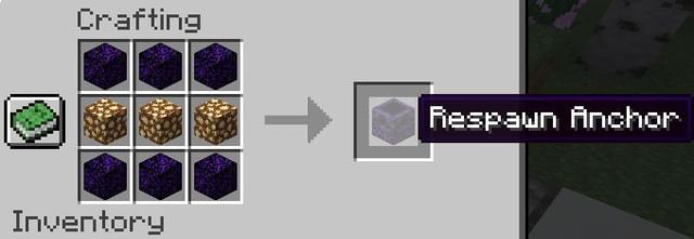 Respawn Anchor in Minecraft