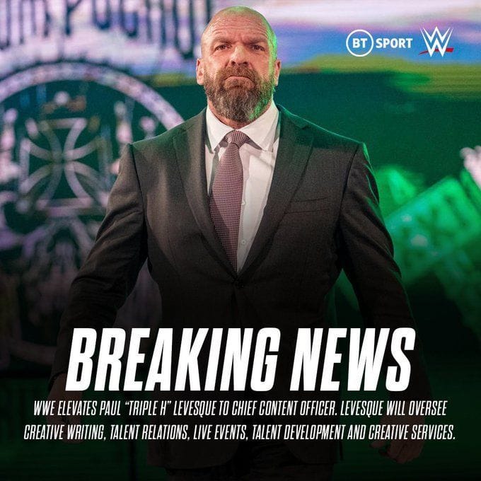 WWE legend on Triple H gaining power in the company