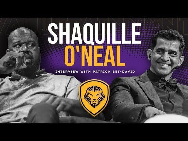 Which podcasts does Shaquille O'Neal feature on?