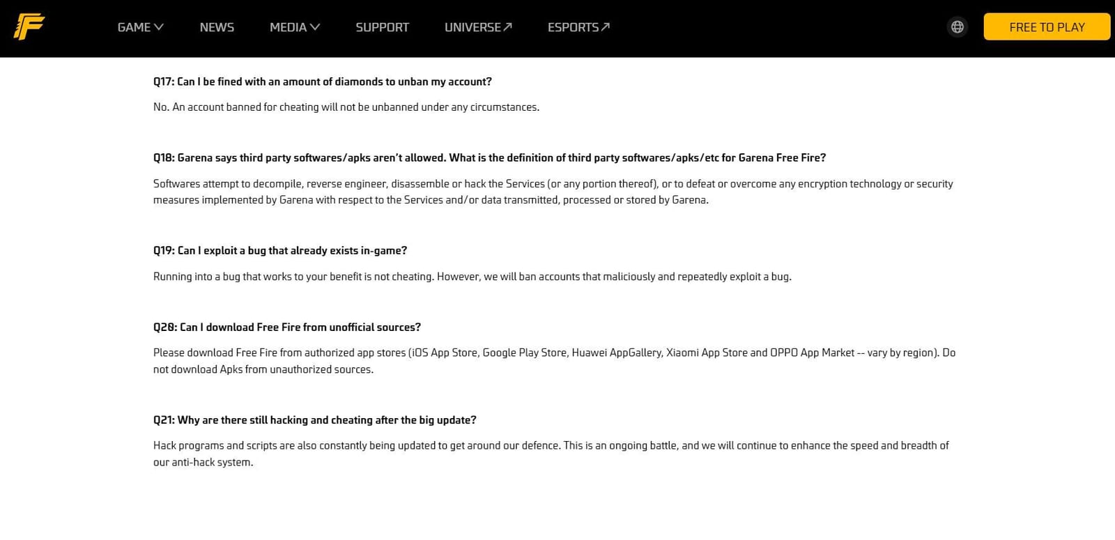 Why players should not download Free Fire from unofficial sources
