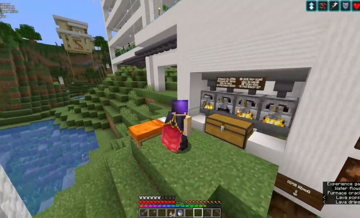 Minecraft Redditor collects XP in furnace for over a year