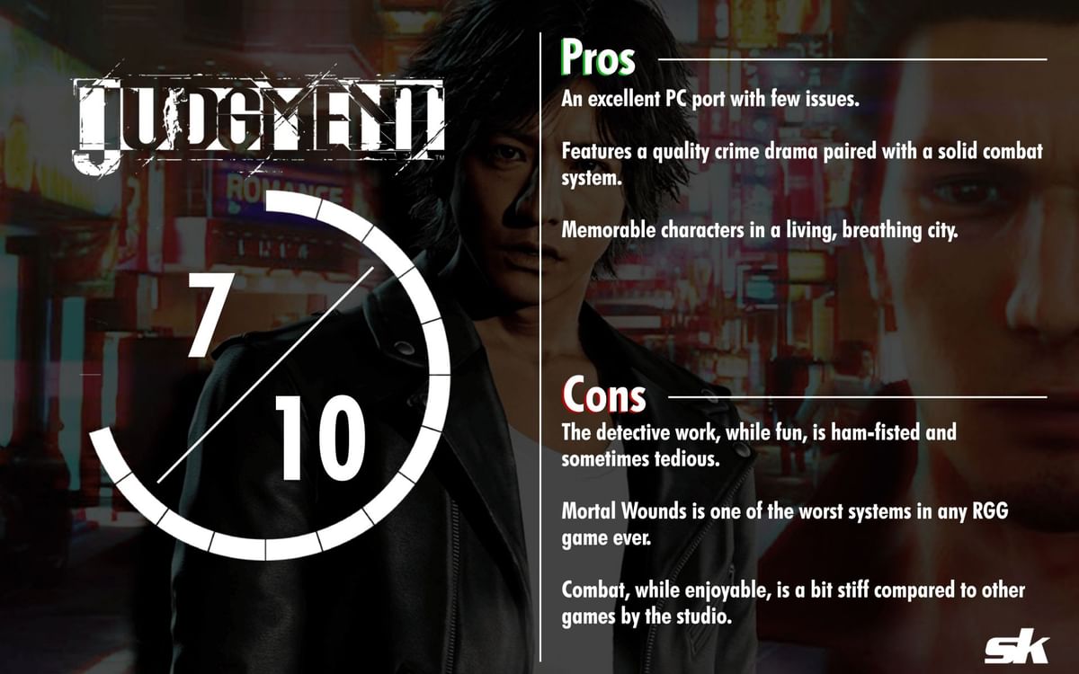 Judgment PC review - A gritty, unforgettable crime drama from RGG Studio