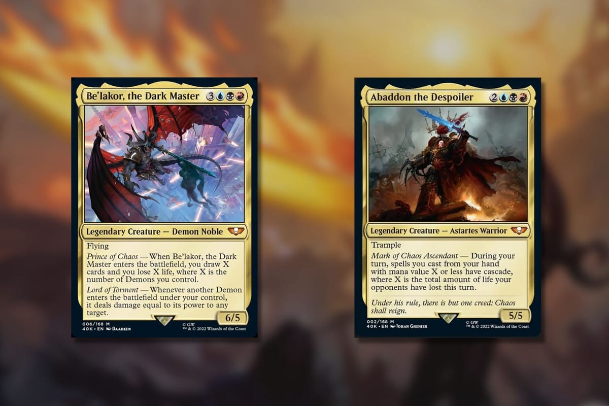 Magic: The Gathering's Warhammer 40K Commanders have been revealed ...