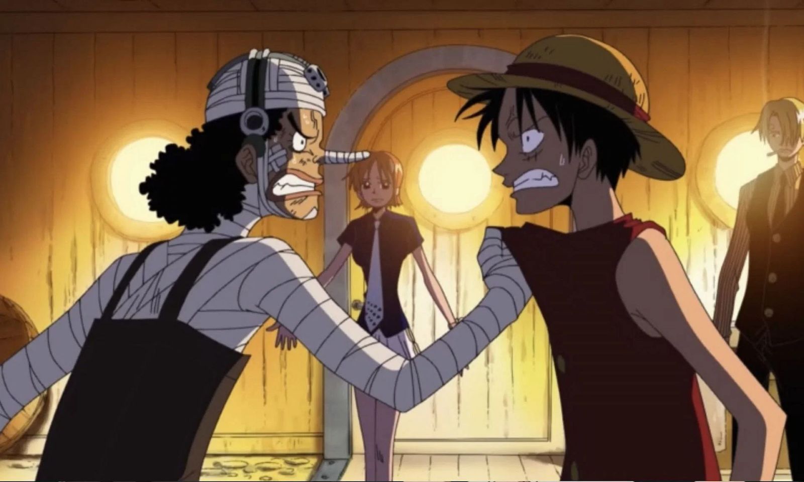 When does Usopp join the crew again?