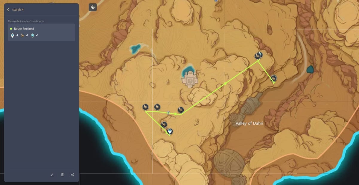 Genshin Impact Scarab locations with quickest farming routes