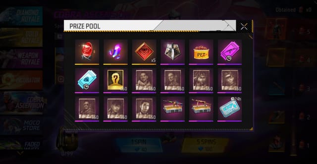 How to get Cobra Rage bundle from Cobra Ascension in Free Fire MAX ...