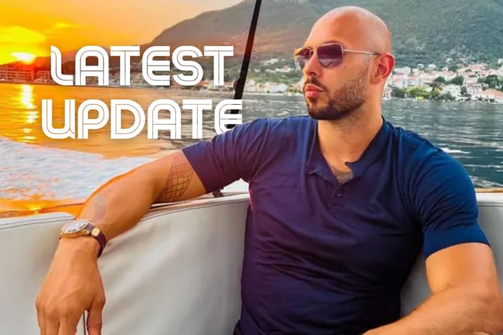 What is Andrew Tate doing after his recent controversy?