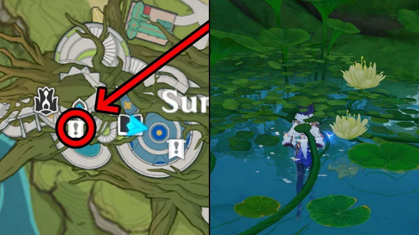 All 4 Genshin Impact Riddle Note locations in Sumeru