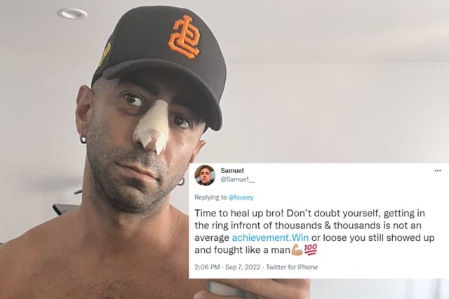 “Don’t doubt yourself” - Fousey shares first picture post-surgery, fans ...