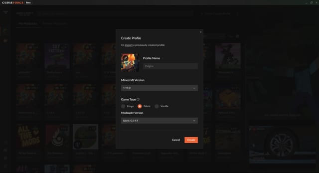 Minecraft 1.19 how to install the Origins mod