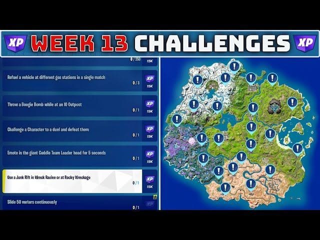 Fortnite: How to use a Junk Rift in Wreck Ravine or at Rocky Wreckage