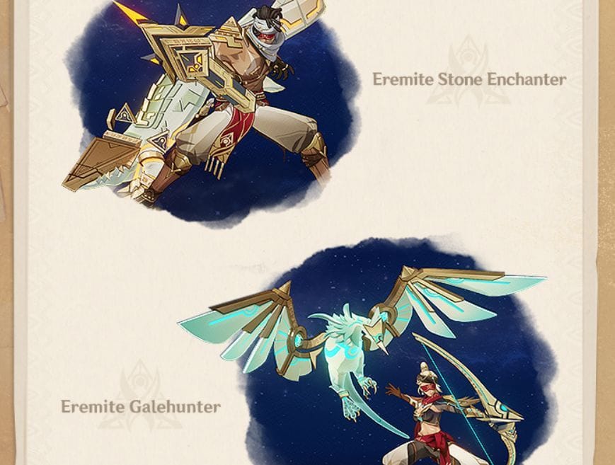 Genshin Impact Sumeru Desert enemies, Puzzle mechanics, exploration objects
