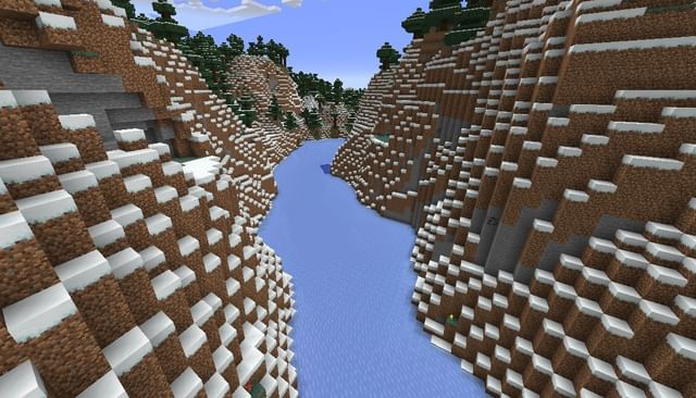 Frozen Rivers in Minecraft