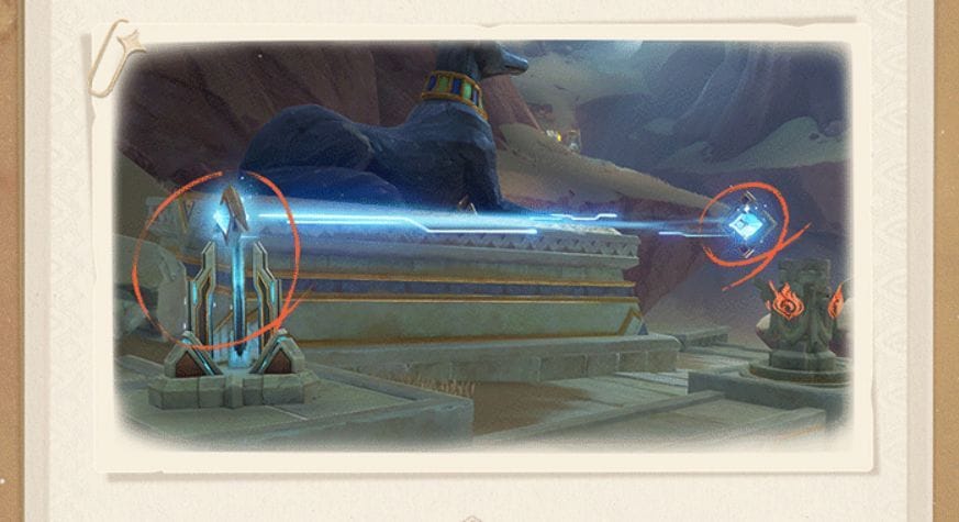 Genshin Impact Sumeru Desert enemies, Puzzle mechanics, exploration objects