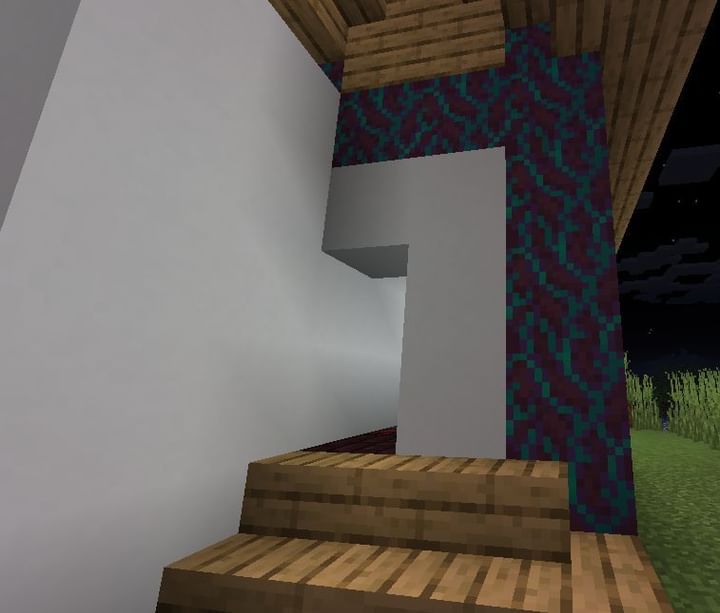 Warped Hyphae Block in Minecraft