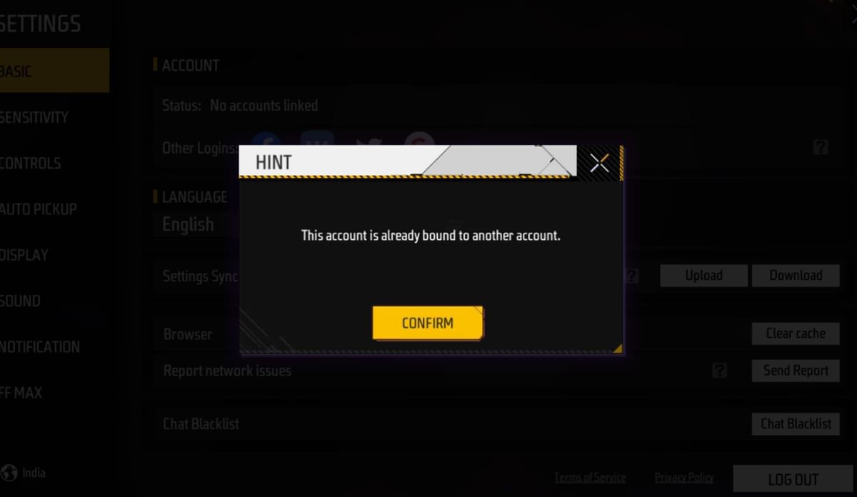 How to bind Free Fire MAX account to get free rewards