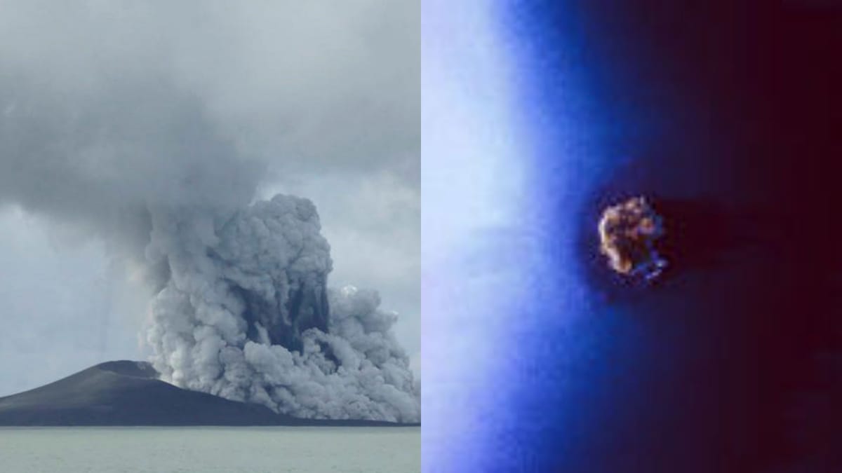 Underwater volcano: Southwest Pacific Ocean eruption leads to island ...