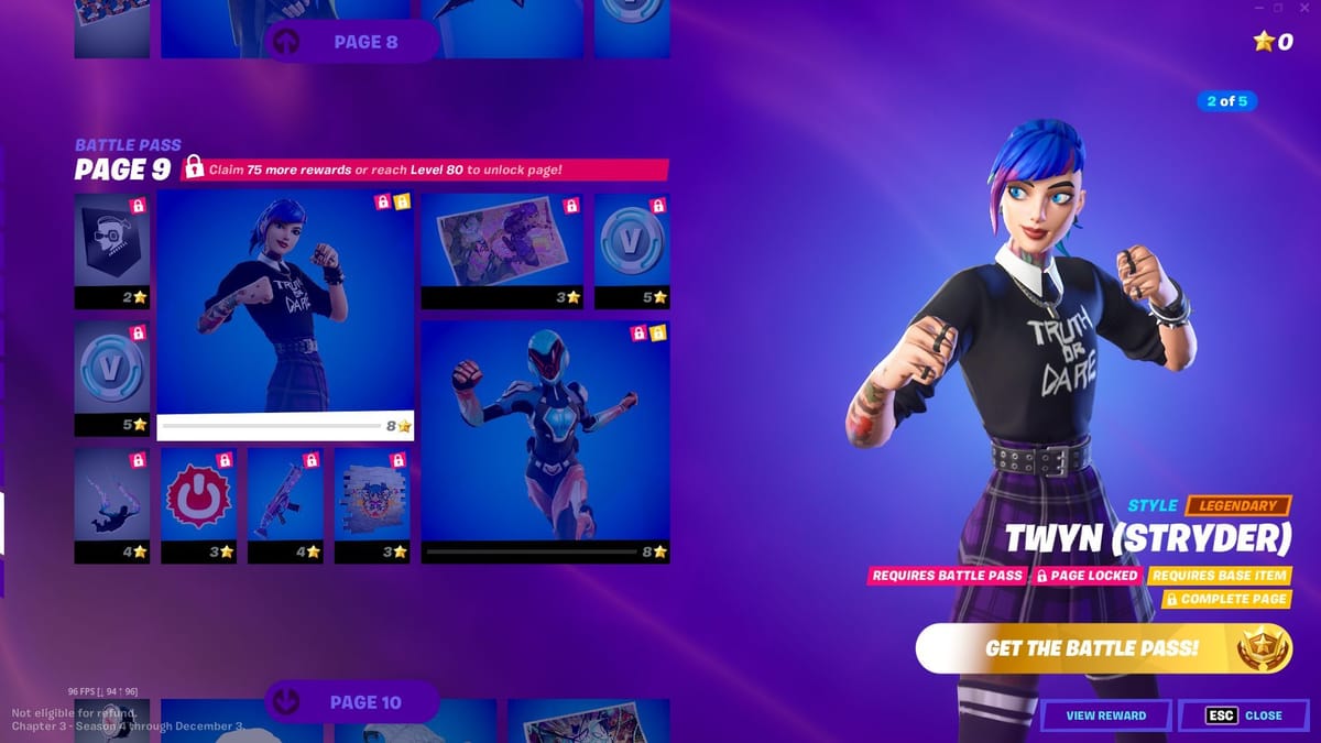 Fortnite Chapter 3 Season 4 Battle Pass: Full list of every skin from ...