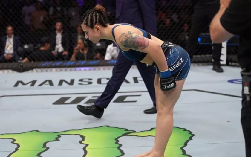 Was Ailin Perez a dancer before starting her MMA career?