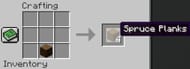 Spruce Log Block in Minecraft