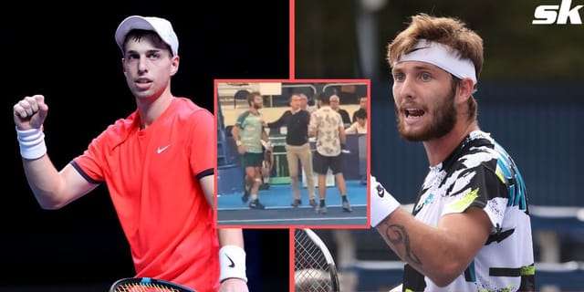 Watch: Ugly scenes at the Challenger Orleans as Corentin Moutet and ...