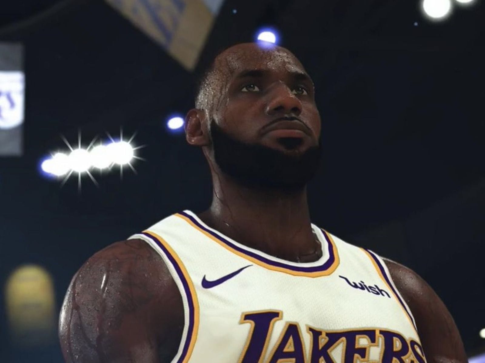 What have LeBron James' NBA 2K ratings been over the years?