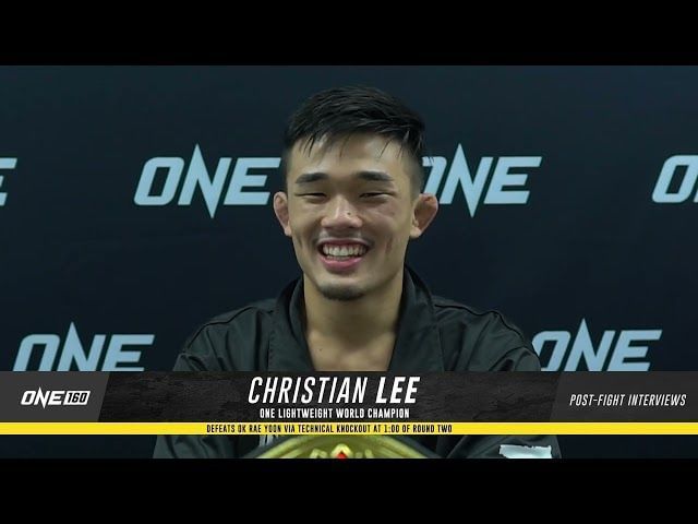 Christian Lee feels like a completely different fighter