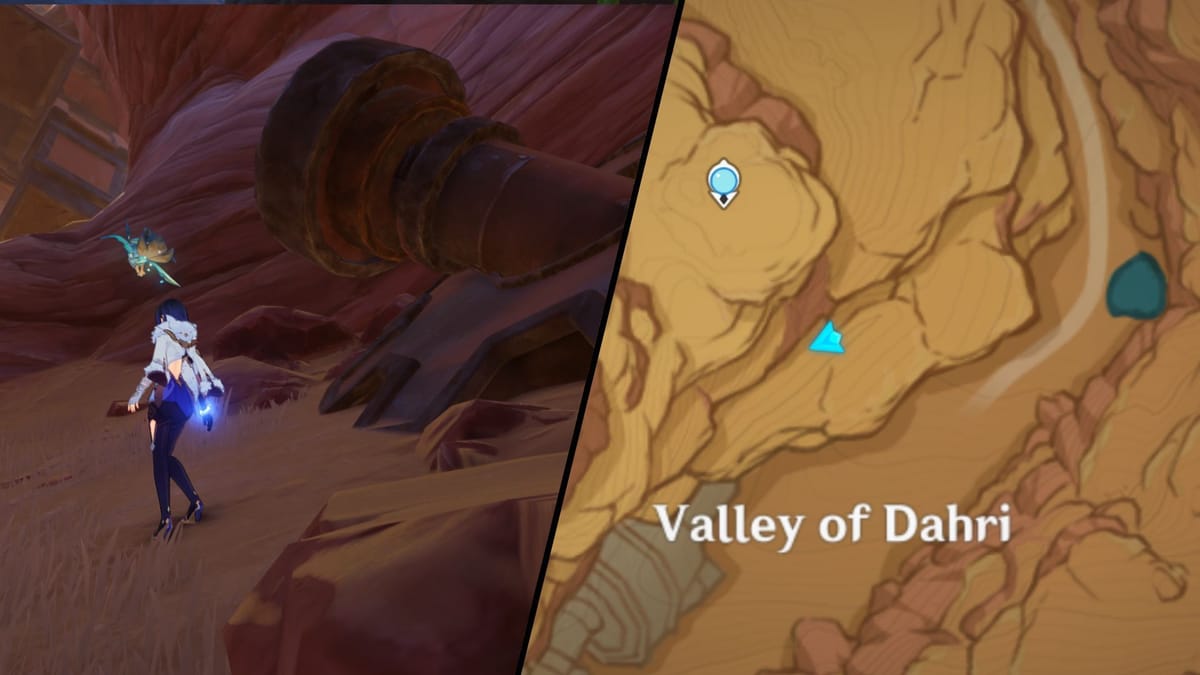 How to unlock hidden Teleport Waypoint at Valley of Dahri in Sumeru ...