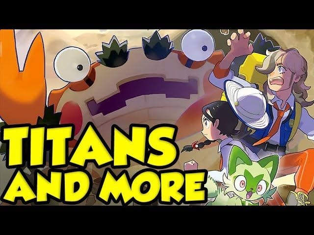 New Scarlet and Violet leak mentions titles of 5 Titan Pokemon