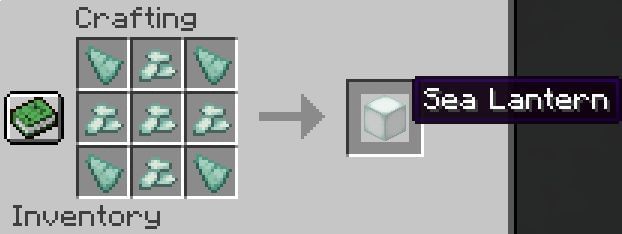 Sea Lantern in Minecraft