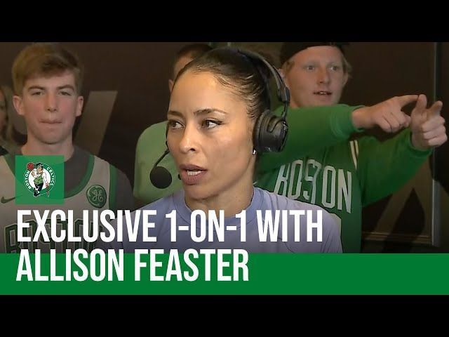 Allison Feaster plays an integral role in the Boston Celtics organization