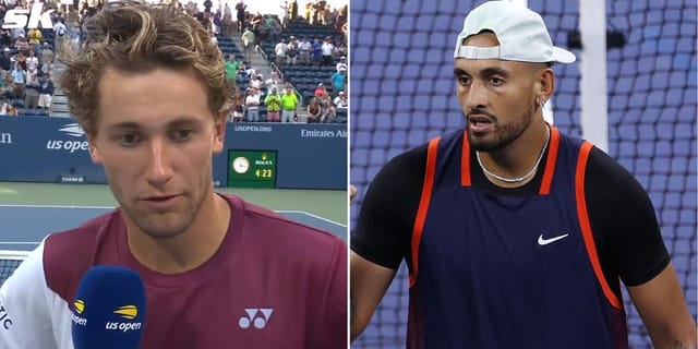 Casper Ruud on potential US Open semifinals against controversial rival Nick Kyrgios