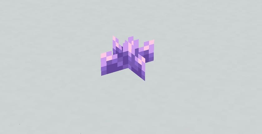 Medium Amethyst Bud in Minecraft