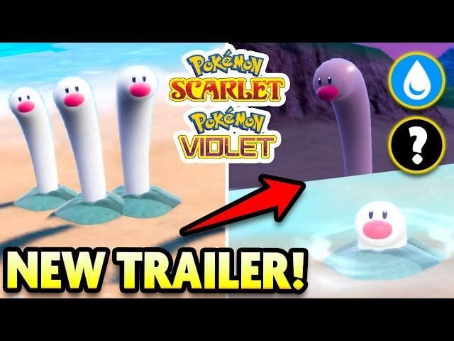 Pokemon Scarlet and Violet introduce Wiglett, the new garden eel monster