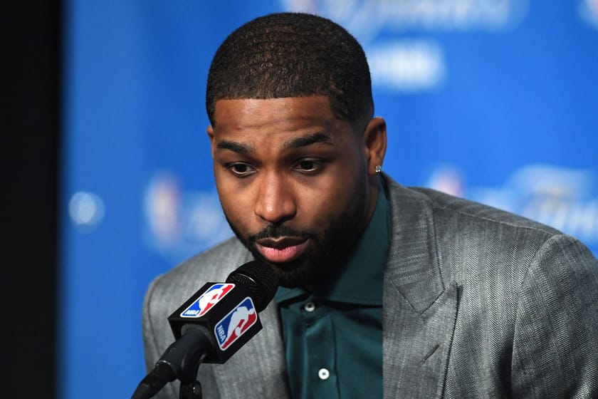 Reports: Tristan Thompson seen leaving a party with OnlyFans model Juanita JCV as beau Khloe ...