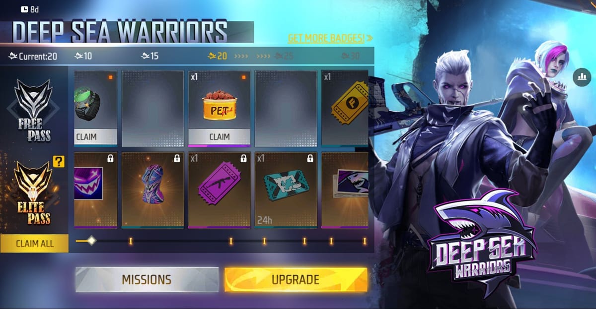 Free Fire Elite Pass Season 54: Leaked rewards, start date, and more