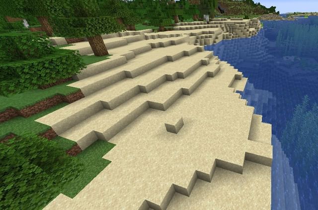 Beach in Minecraft