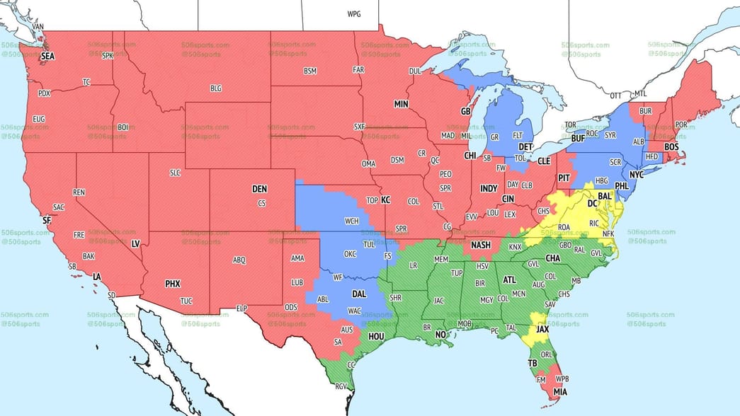 NFL 2022-23 season Week 1: Coverage map, TV schedule, channel and time ...