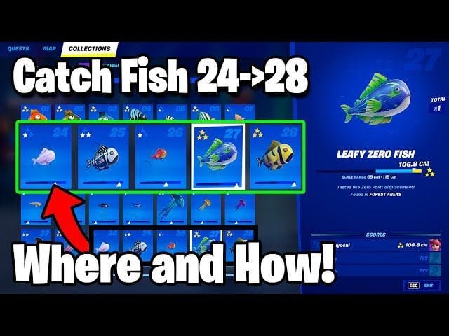 Fortnite: How to catch or collect a Zero Point Fish