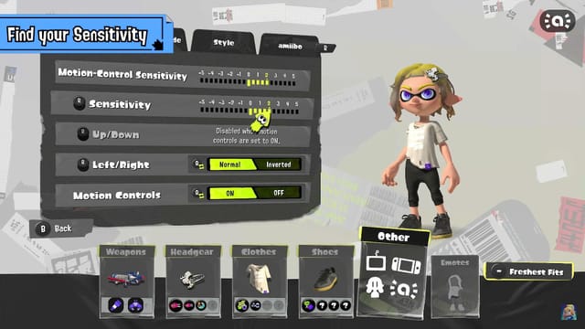 Splatoon 3 guide: How to find best sensitivity for your playstyle