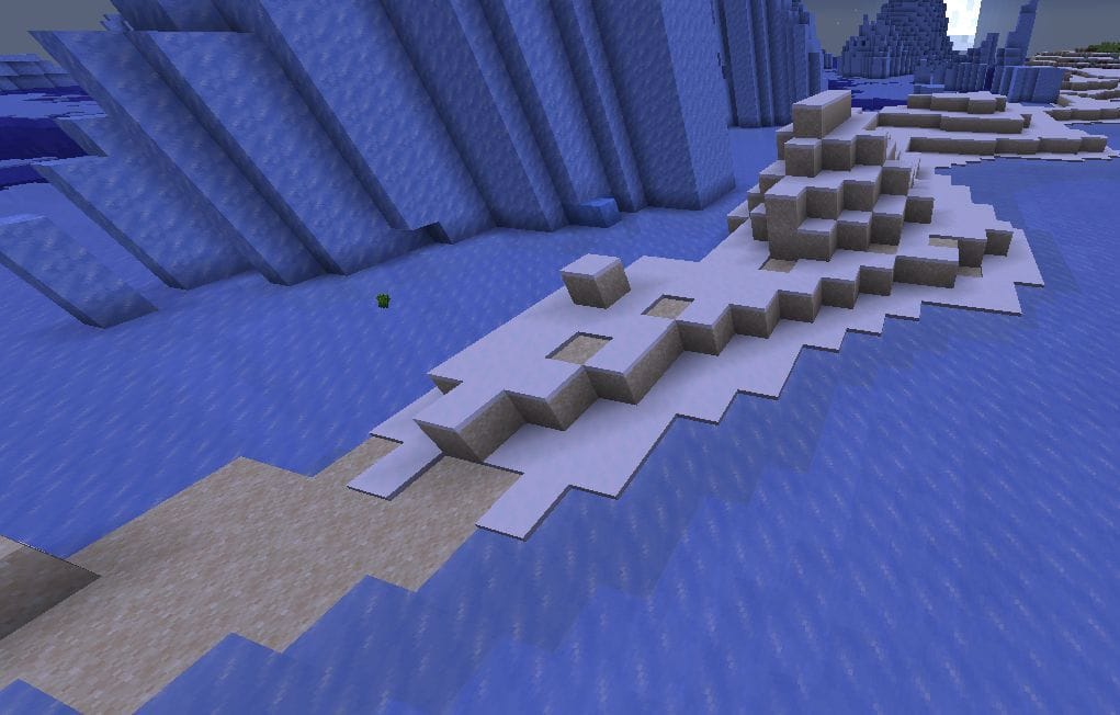 Beach in Minecraft