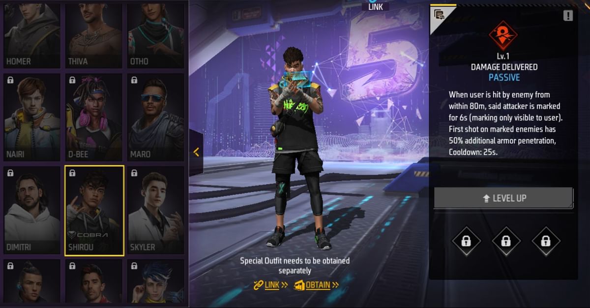 3 best Free Fire character combinations for rush gameplay and more kills