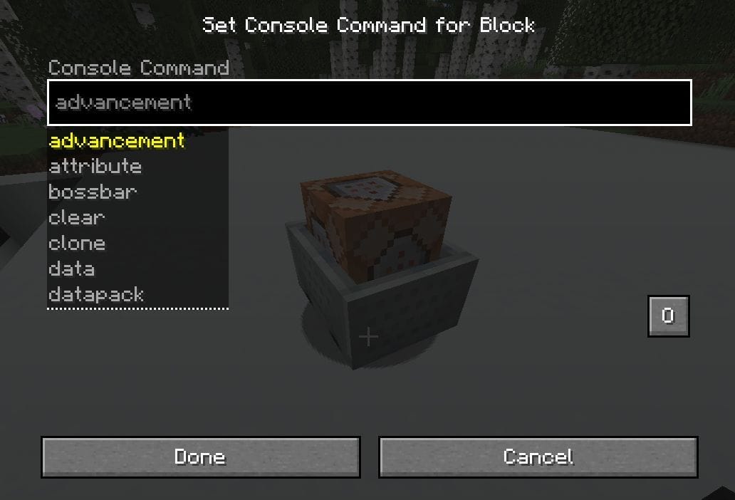 Minecart with Command Block in Minecraft