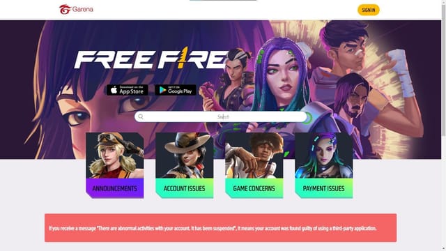 How to contact Free Fire support to resolve negative diamond and other ...
