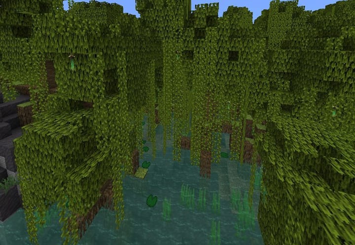 Mangrove Leaves in Mninecraft