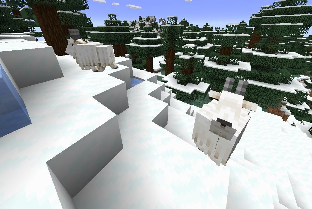 Frozen Peaks in Minecraft