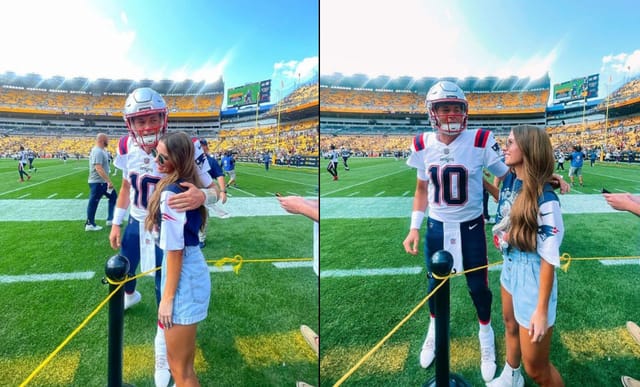 Mac Jones' girlfriend celebrates Patriots win