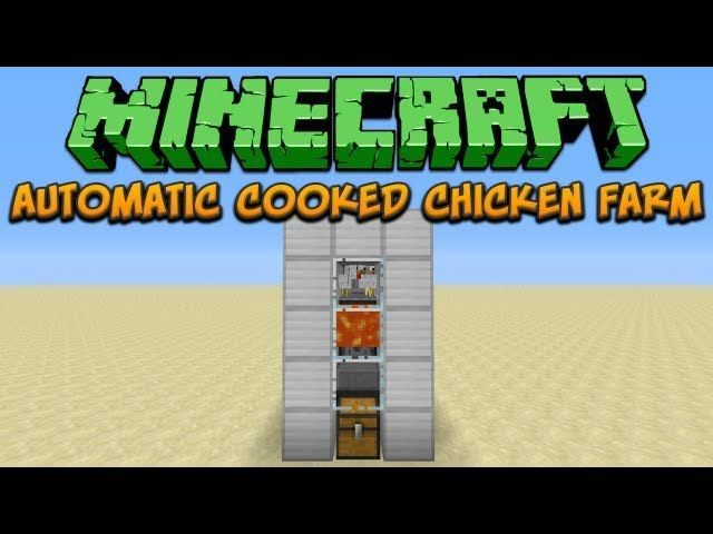 How to make an automatic chicken farm in Minecraft easily