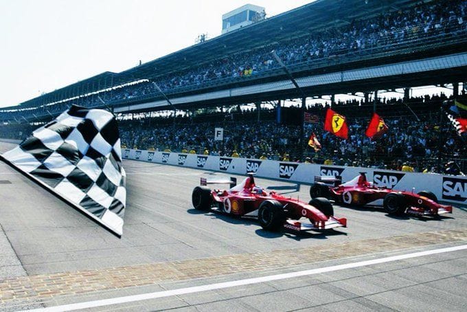 0.011 seconds! Throwback to Michael Schumacher's 'staged' closest ...